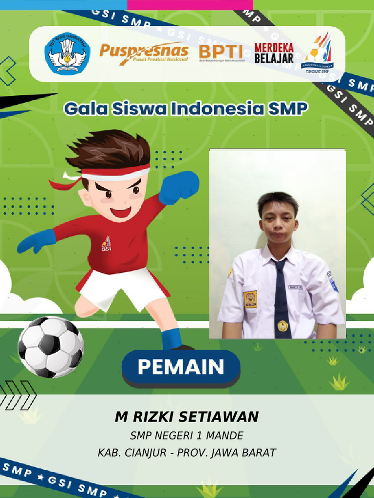 Idcard Pemain M Rizki Setiawan | PDF