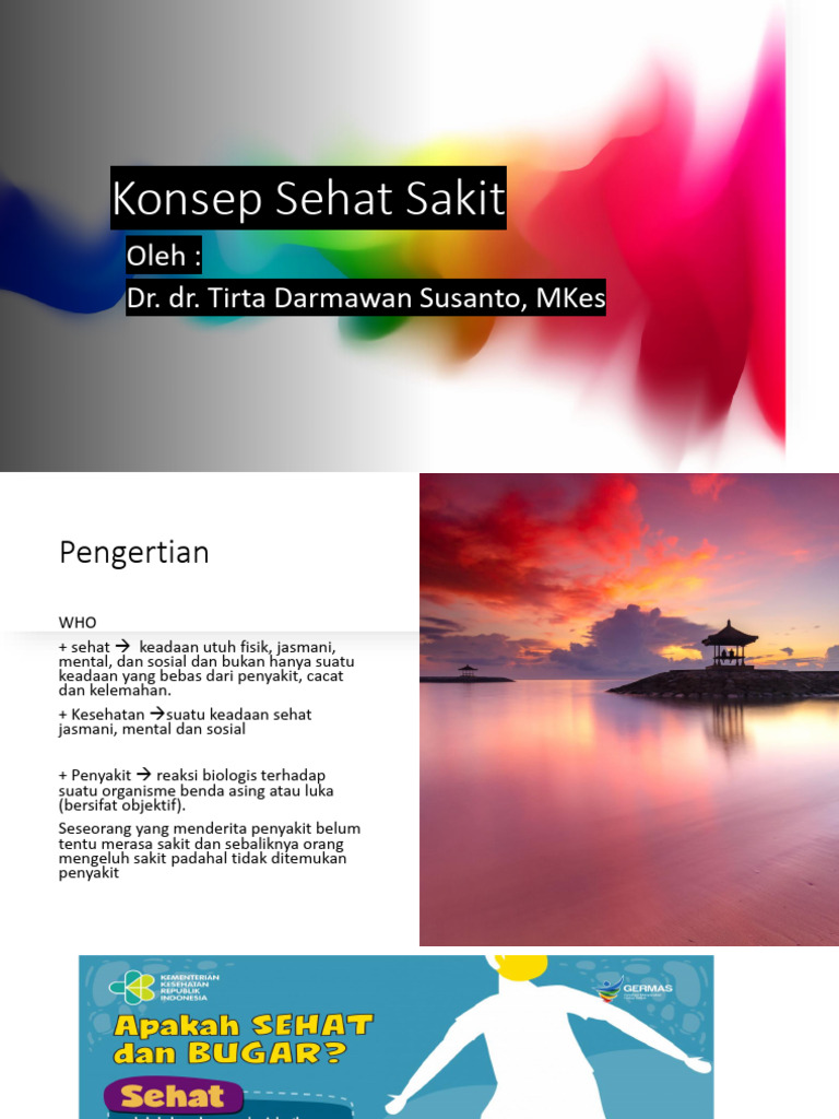 Konsep Sehat Sakit | PDF