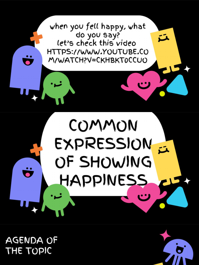 Expression Showing Happiness | PDF