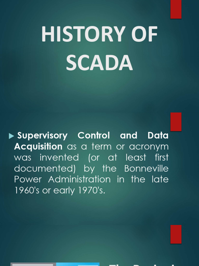History of Scada | PDF