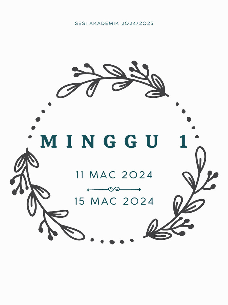 Divider Mingguan 2024 - 2025 | PDF