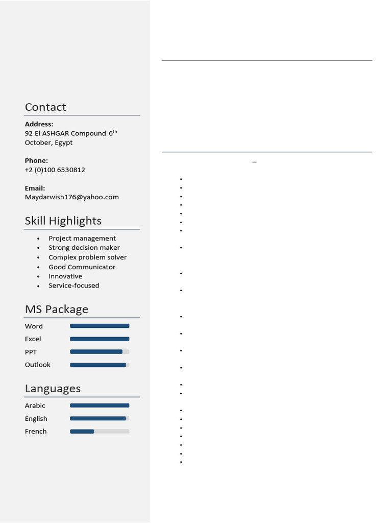 May Darwish CV 2021 | PDF