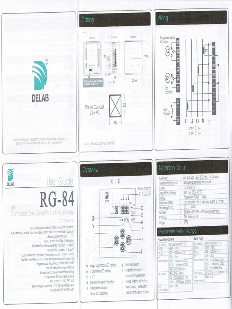 RG-84 Manual | PDF