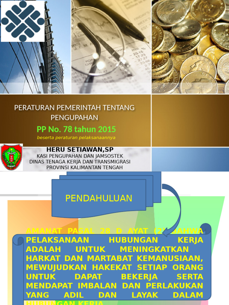 18 MEI-KEBIJAKAN PENGUPAHAN PP.78Ok | PDF