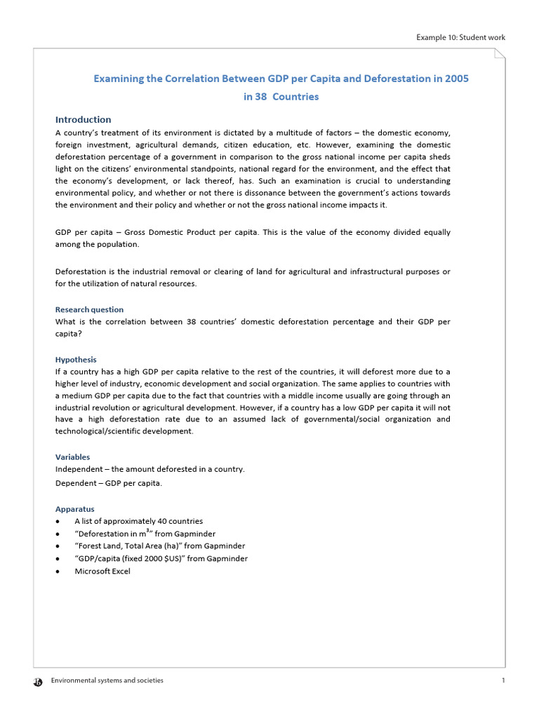 ESS Example 10 - Examining The Correlation Between GDP Per Capita and ...