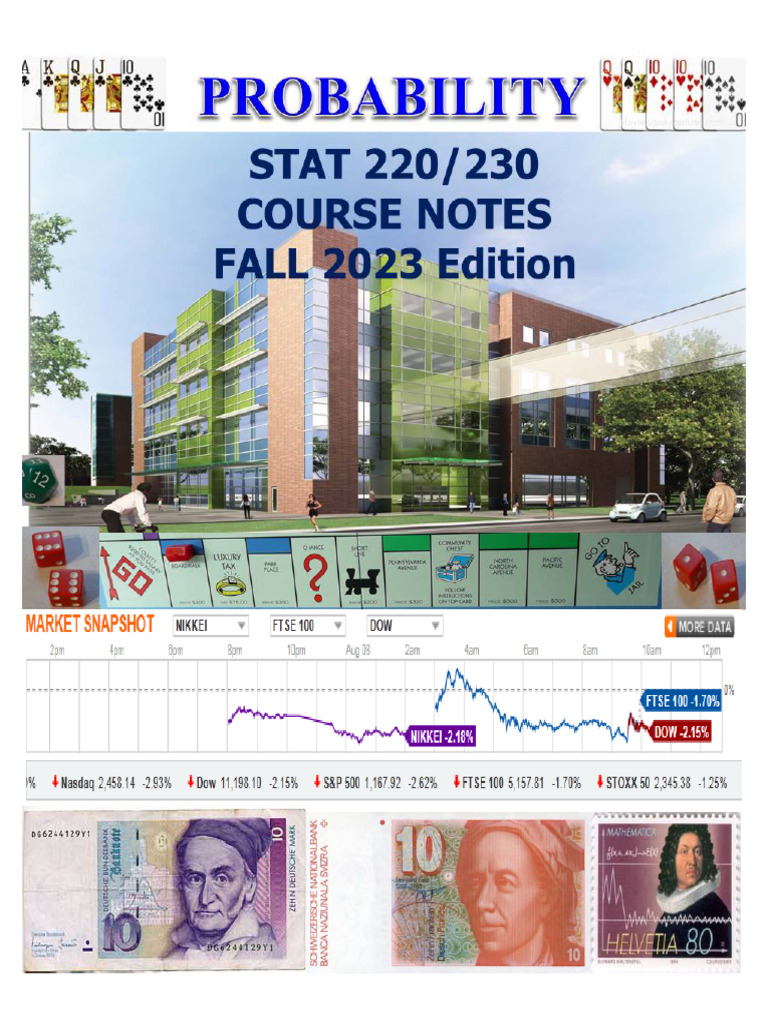 STAT 230 Course Notes Fall 2023 Edition | PDF