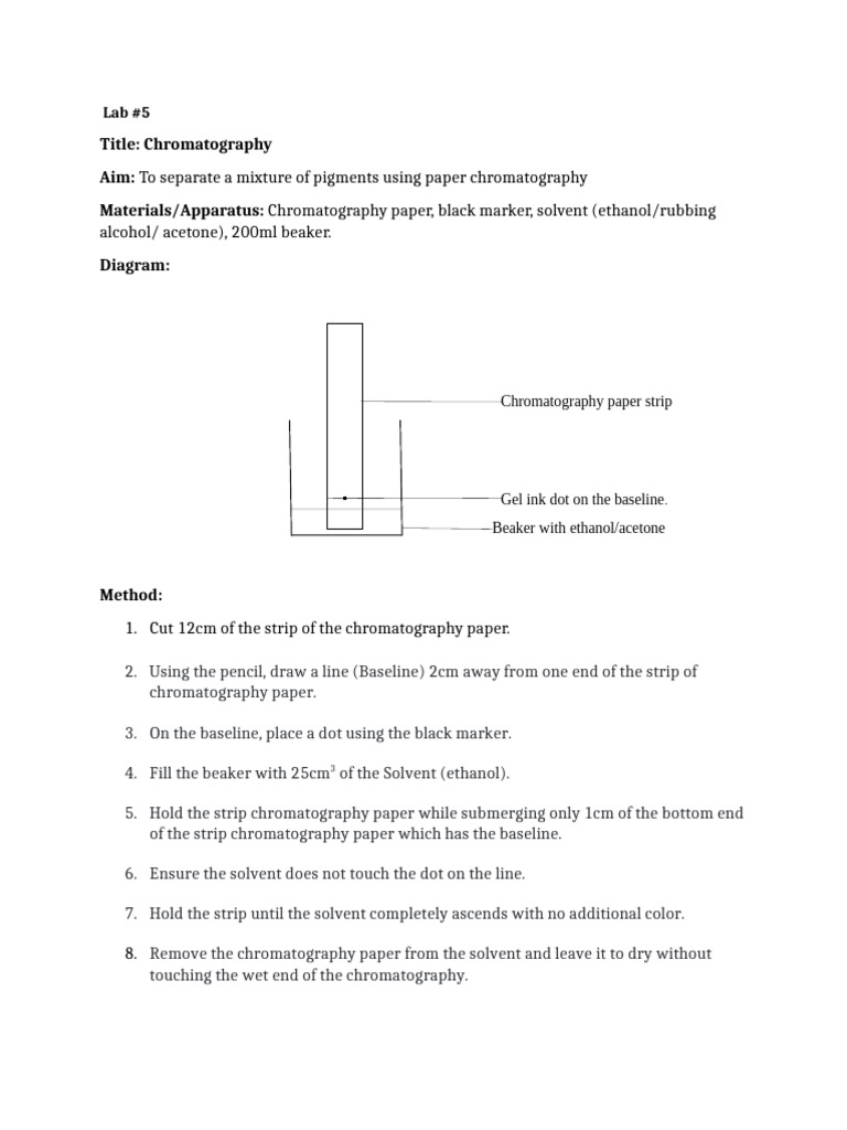 Chemistry Lab 5 and 6 | PDF