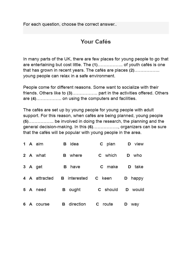 Use of English - Homework | PDF