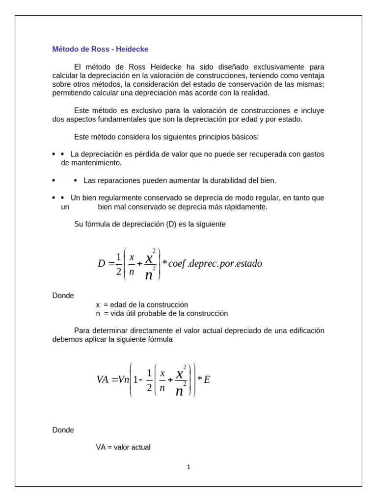 Método de Ross | PDF