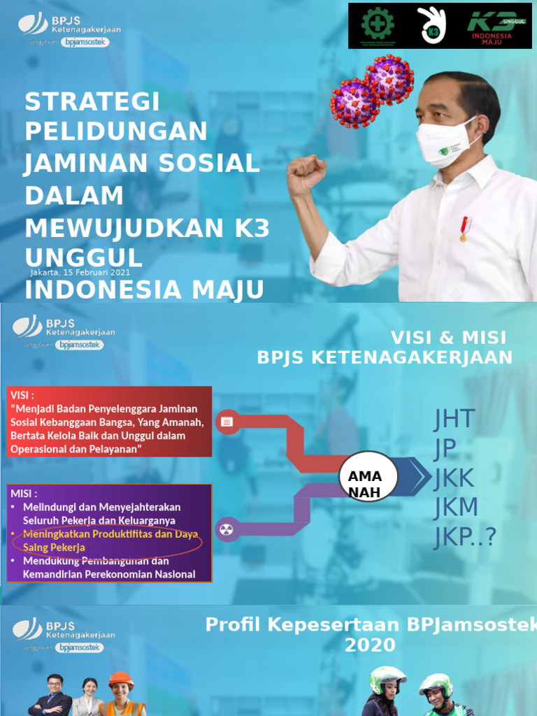 03 Update - Materi - Dirpel - WebK3Kemnaker2021 - BPJS TK | PDF