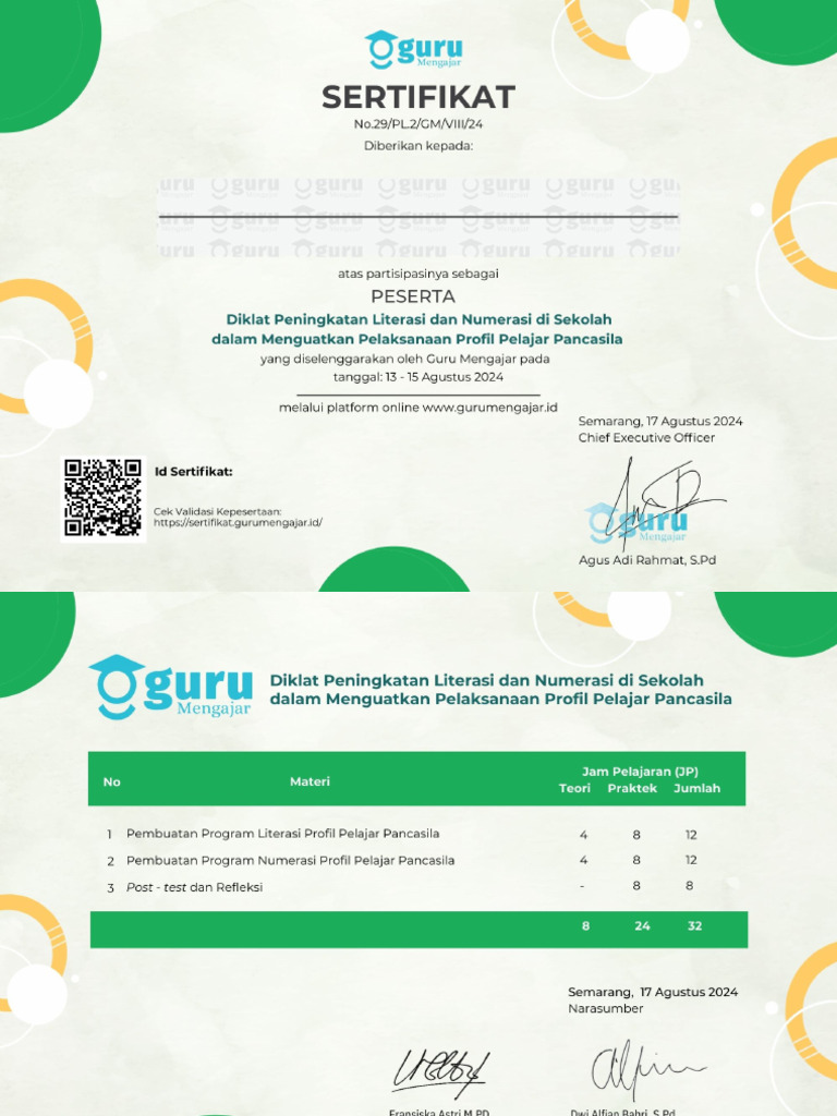 Sertifikat S29 002784 | PDF