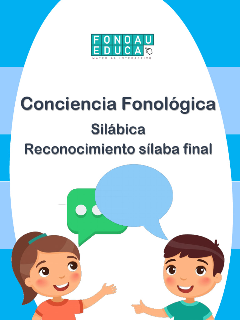 3 Cuadernillo CF - Reconocimiento Sílaba Final | PDF