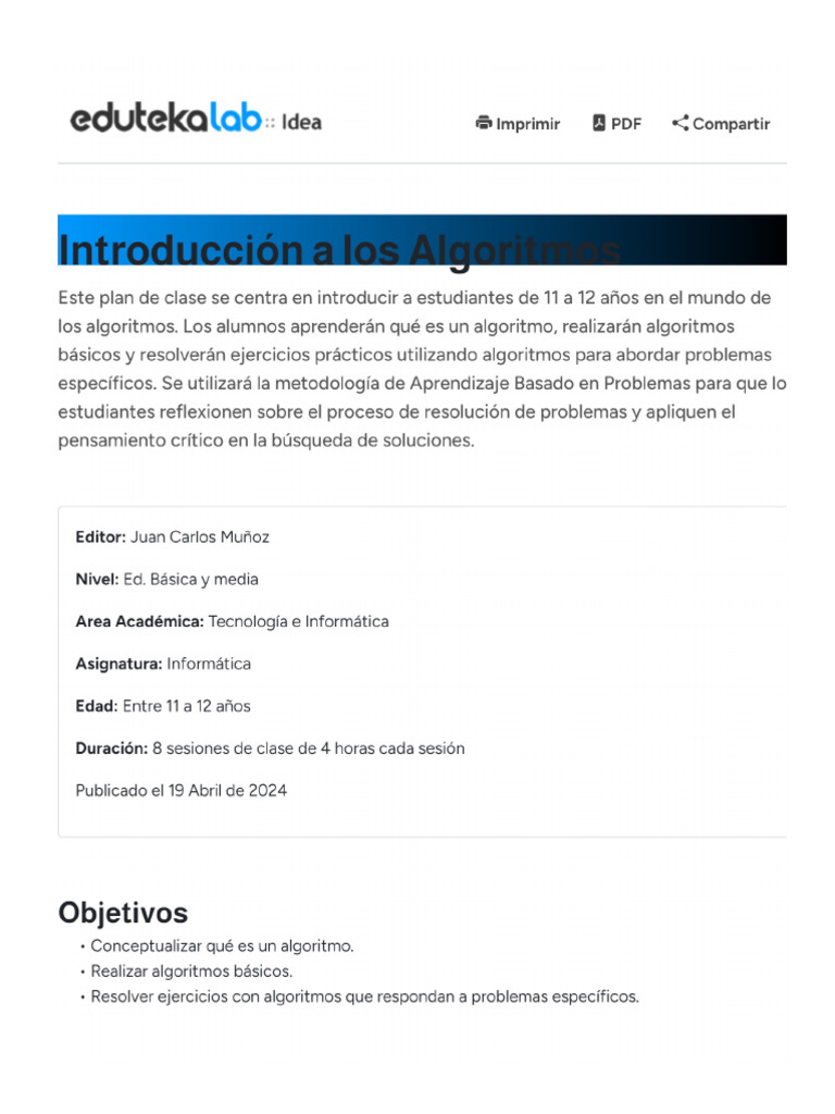 Introducción A Los Algoritmos | PDF