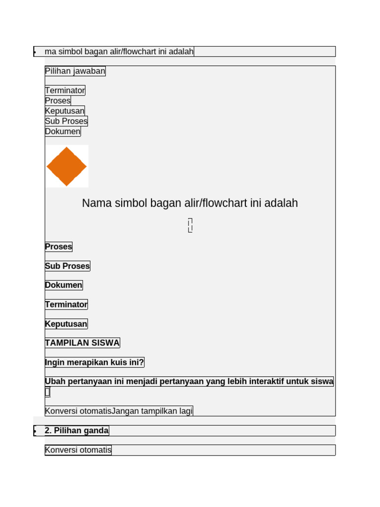 Ma Simbol Bagan Alir | PDF