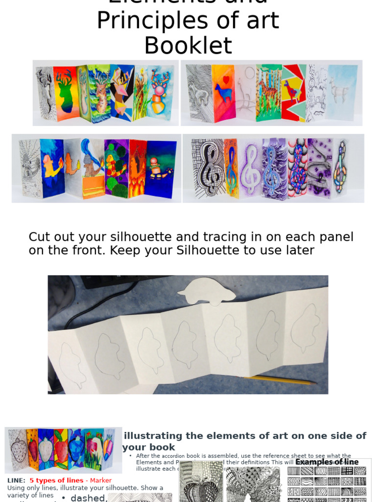 Elements and Principles of Art Booklet | PDF