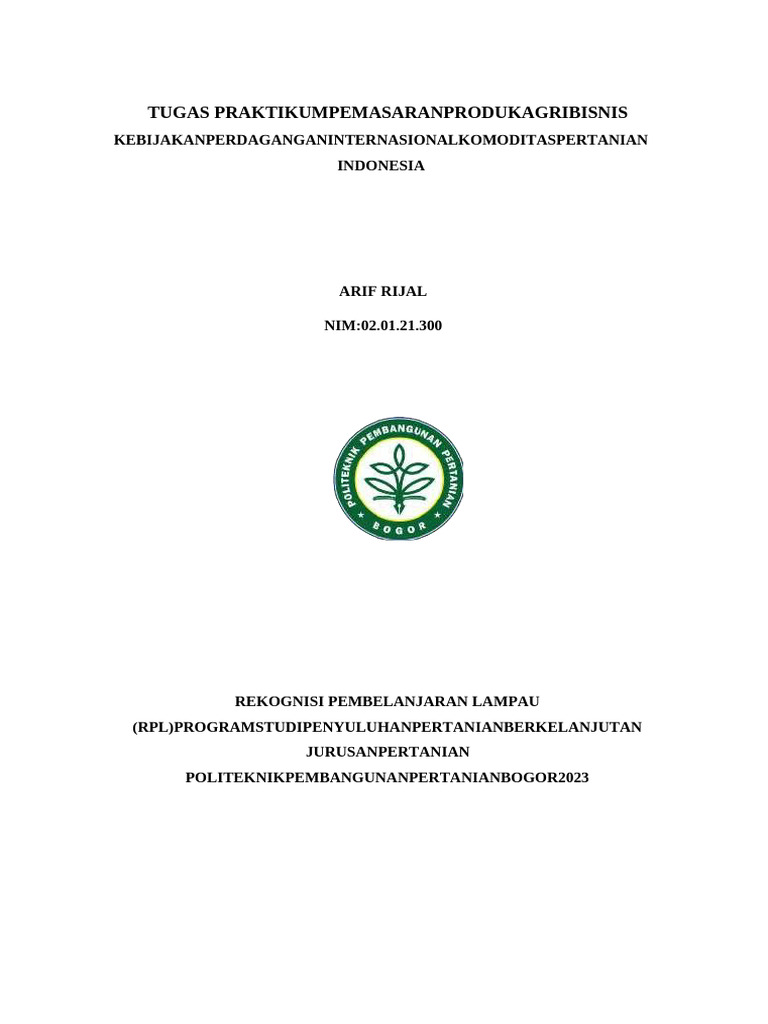 TUGAS - PRAKTIKUM - PPA - 2023 Pak Arif | PDF