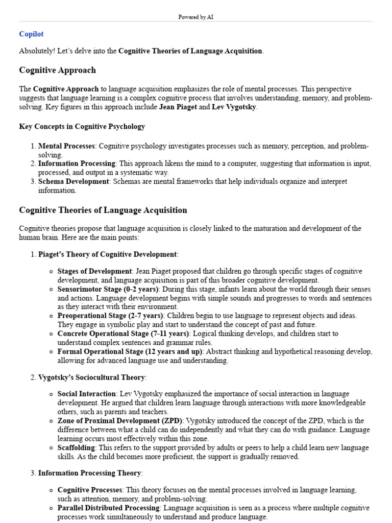 LAL Lesson 5 | PDF | Cognition | Language Acquisition