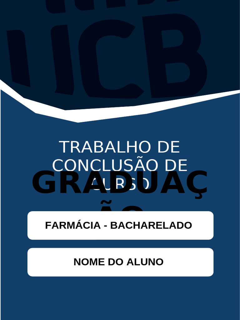 Modelo de TCC - Farmácia - UCB | PDF