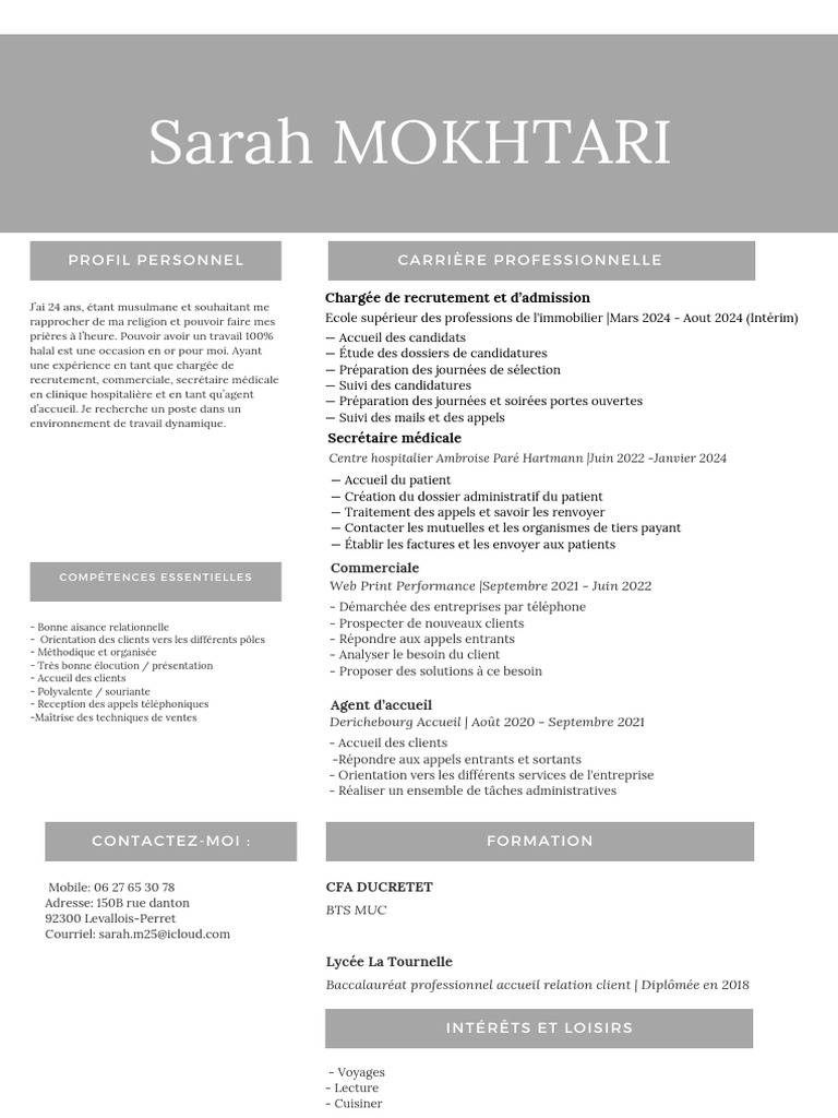 CV Moi A Jour | PDF