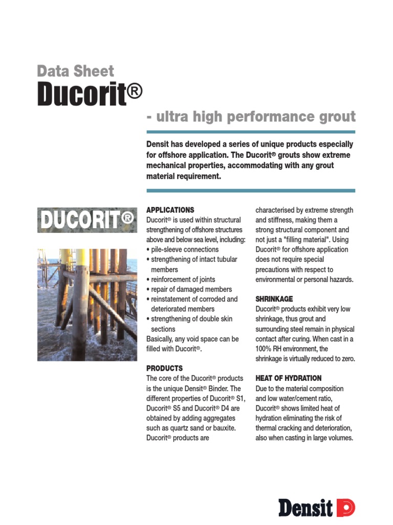 Pro Ducorit Uk | PDF | Strength Of Materials | Casting (Metalworking)