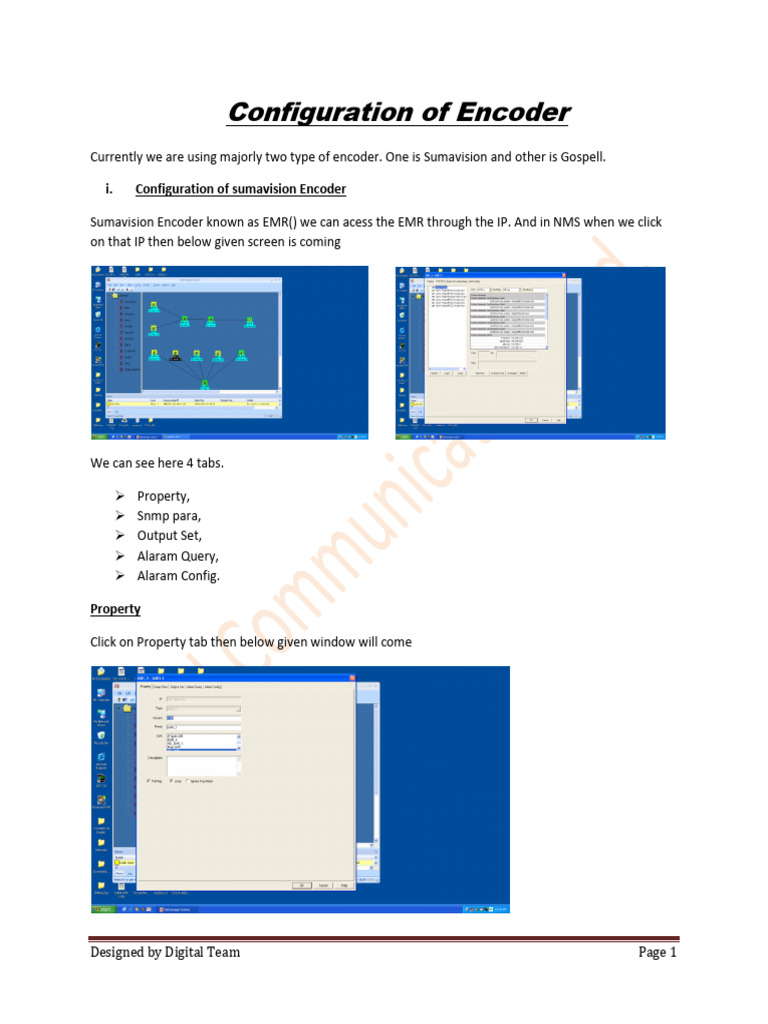 Configuration of Encoder | PDF