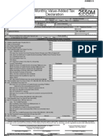 BIR Form No. 2550M | PDF | Taxes | Value Added Tax