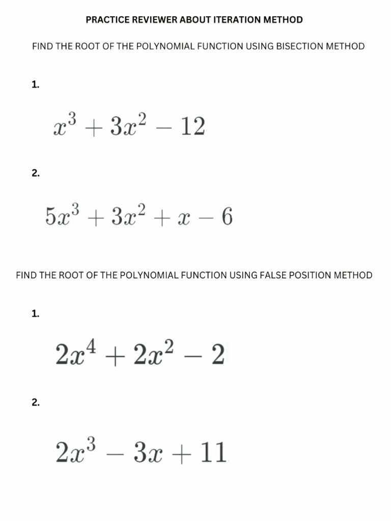 Learnng Iteration Practice | PDF