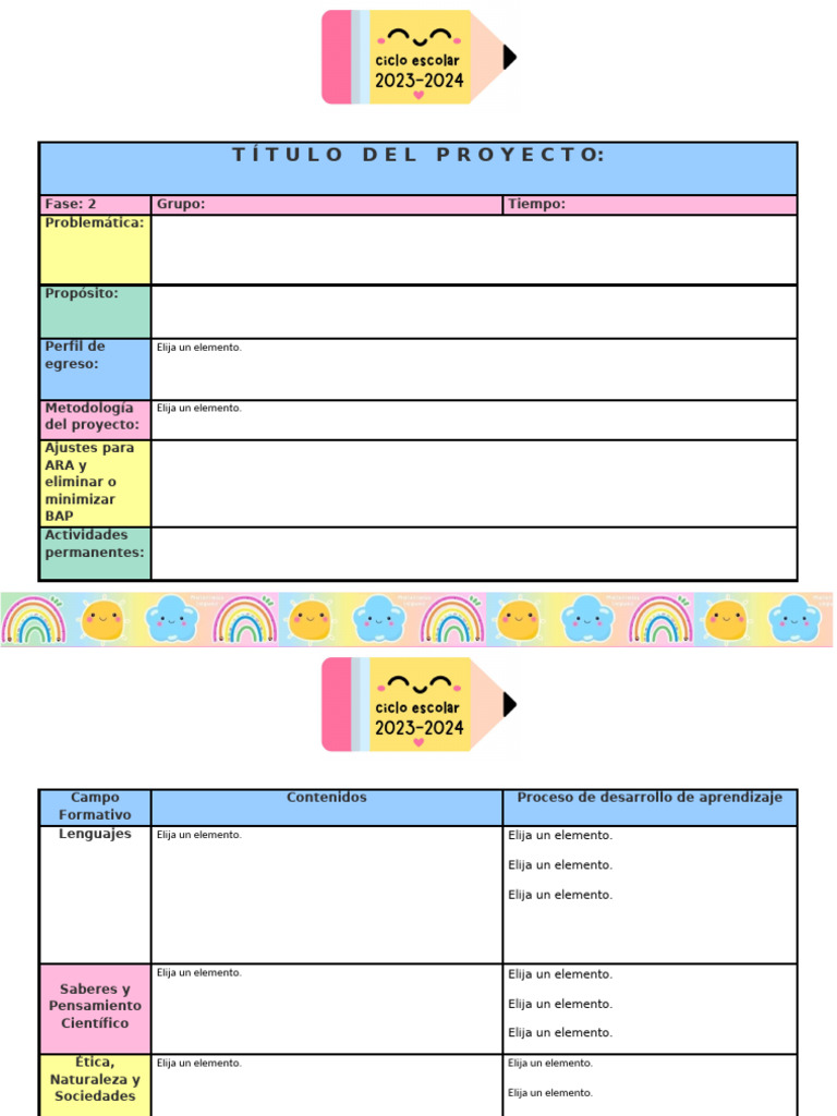 Formato para Planeacion - 122058 | PDF