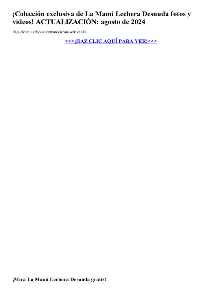 La Mami Lechera Desnuda | PDF