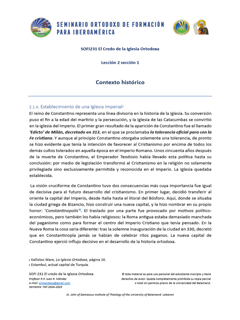 Contexto Histórico | PDF