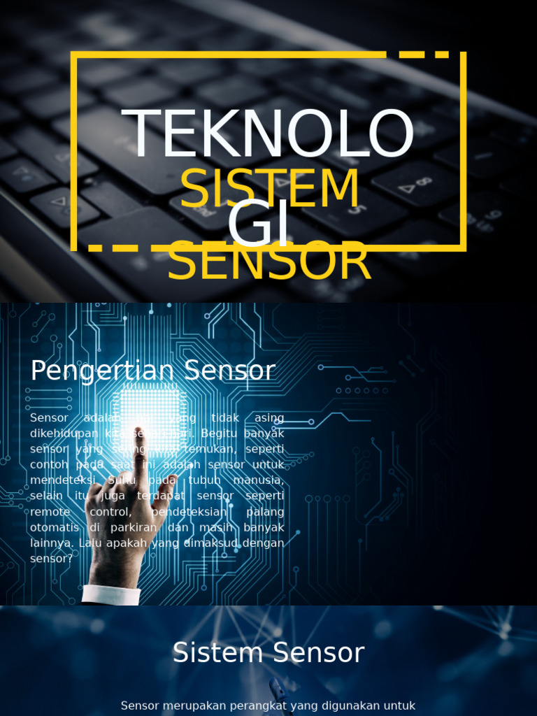 Teknologi Sistem Sensor | PDF