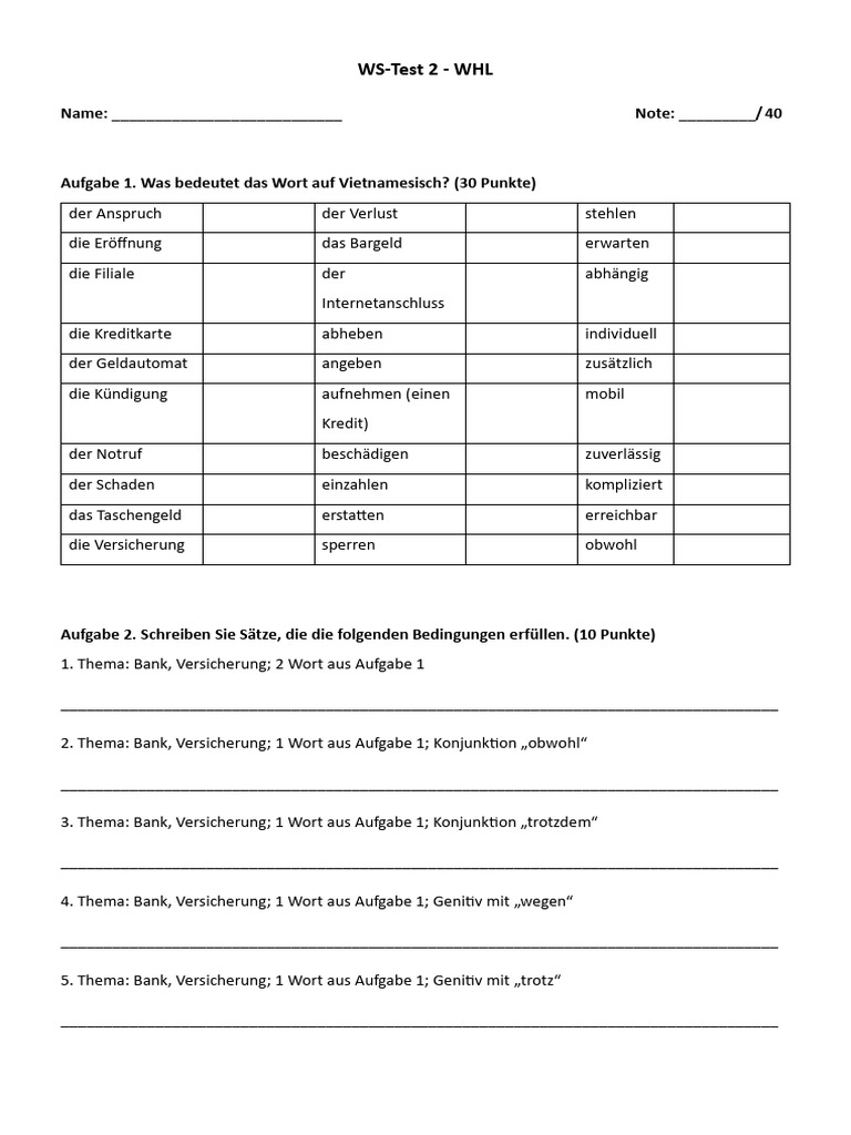 WS-Test 3 - WHL | PDF