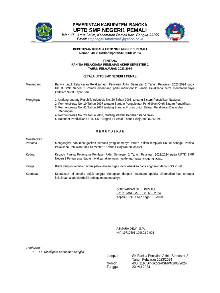 SK Ukk Sem 2 2023.2024 | PDF