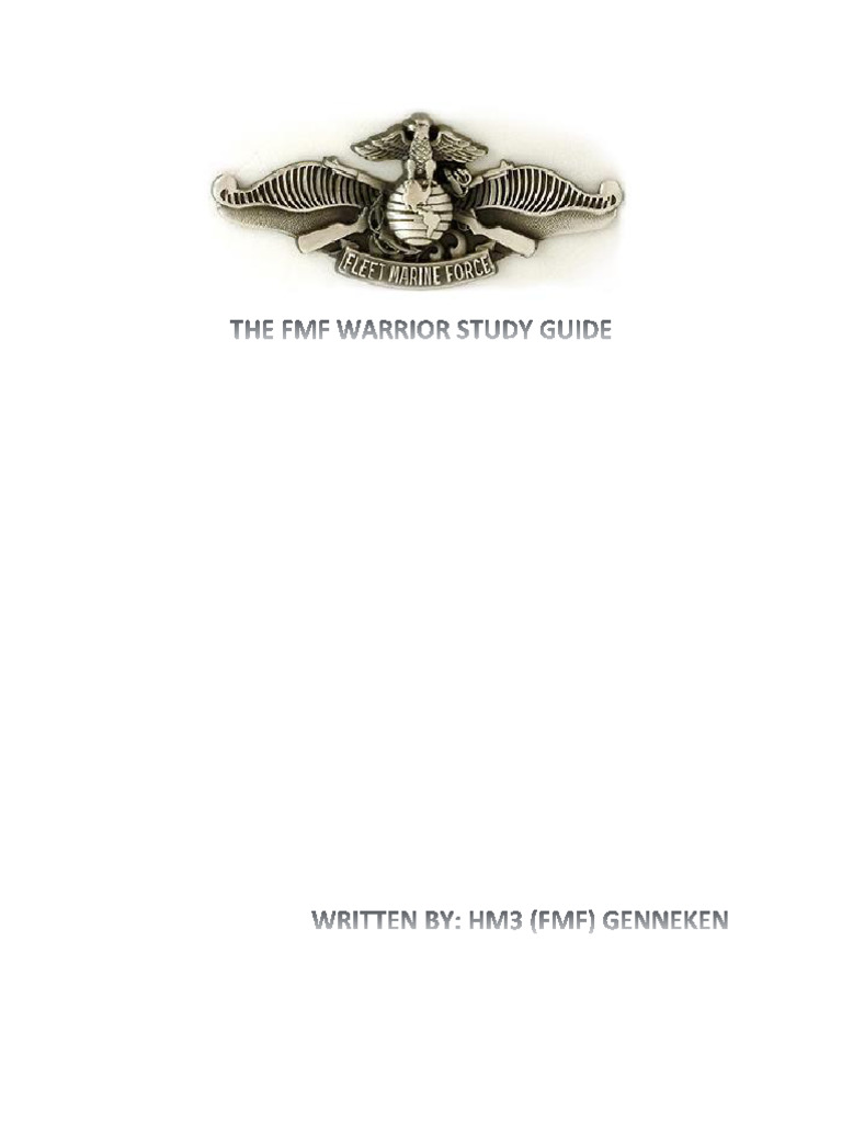 The FMF Warrior Study Guide Genneken PDF | PDF
