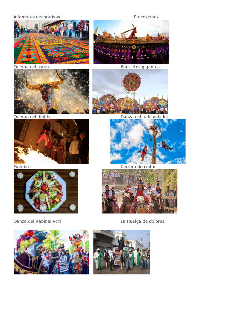 Tradiciones de Guatemala | PDF