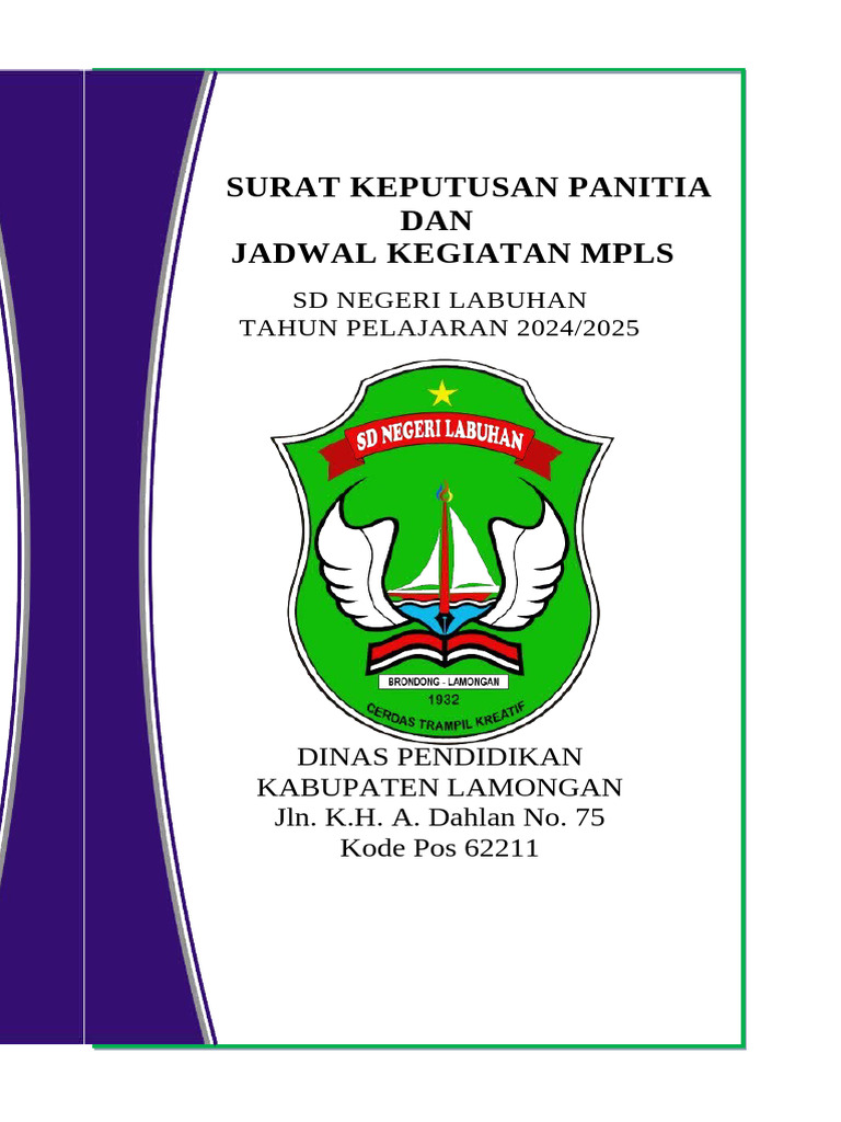 Cover SK Panitia MPLS | PDF