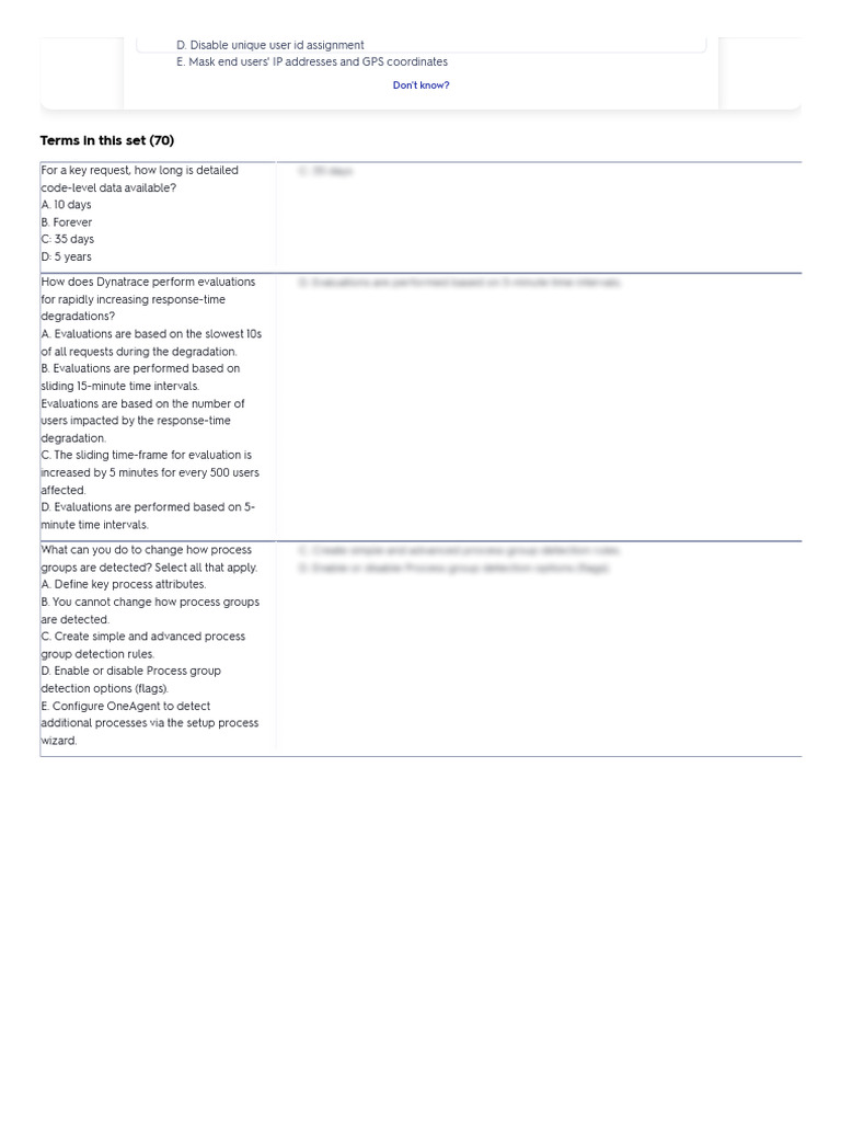 SC - Dynatrace AssociateNote.1 | PDF | Sql | Computers