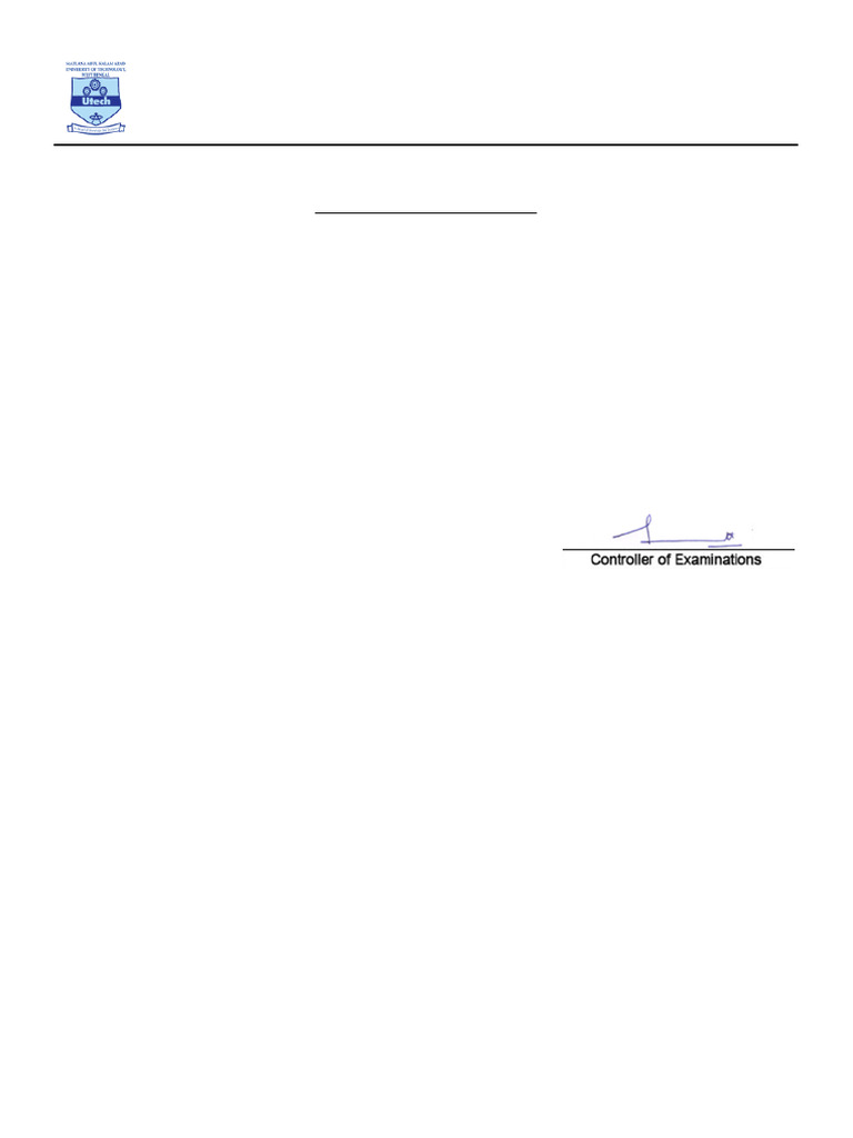 B.tech Certificate | PDF