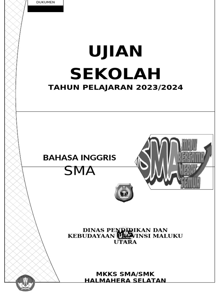 Template Bahasa Inggris Sma | PDF