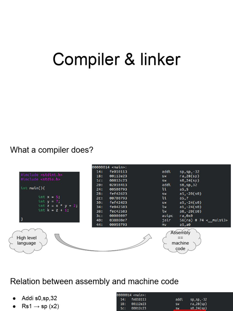 Compiler & Linker | PDF