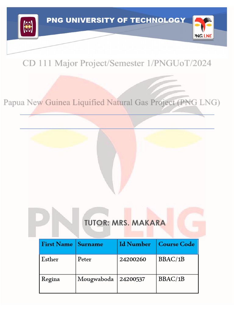 PNG LNG and Papua New Guinea Economy - 1 | PDF