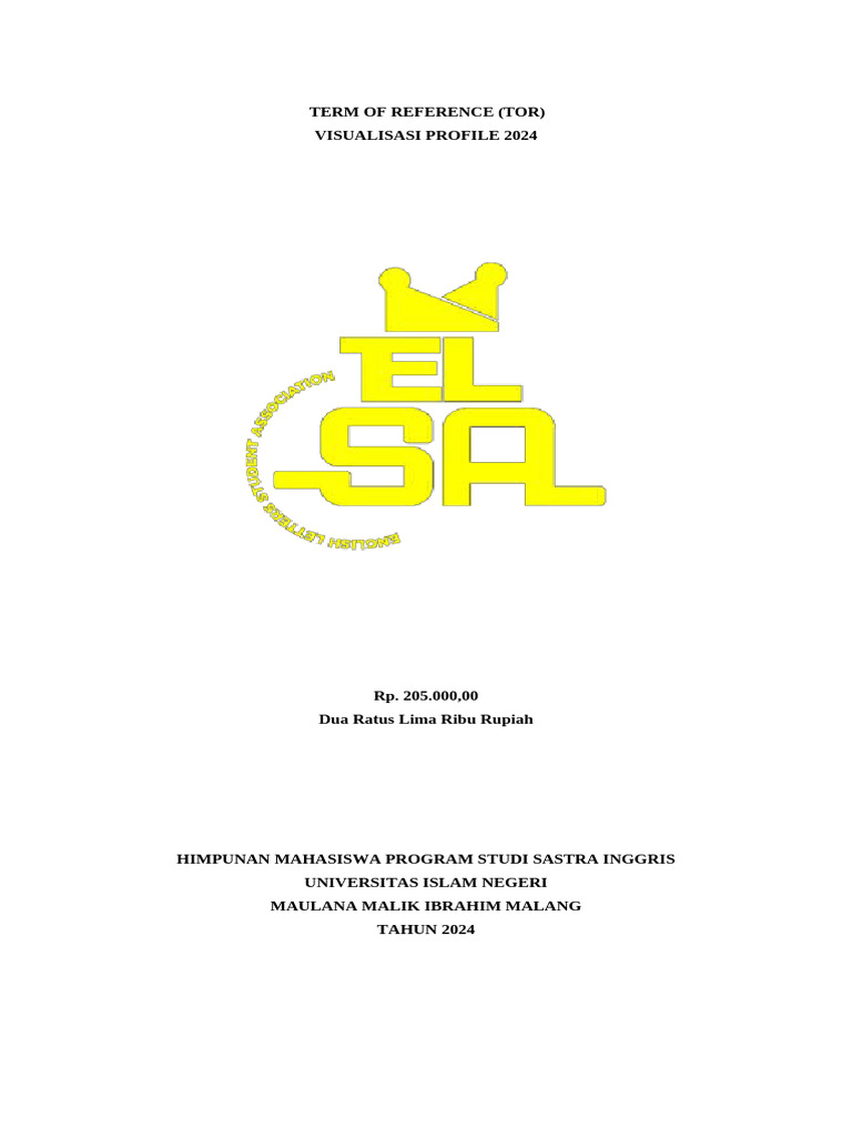 Tor Video Profil HMPS Si - Template Baru | PDF