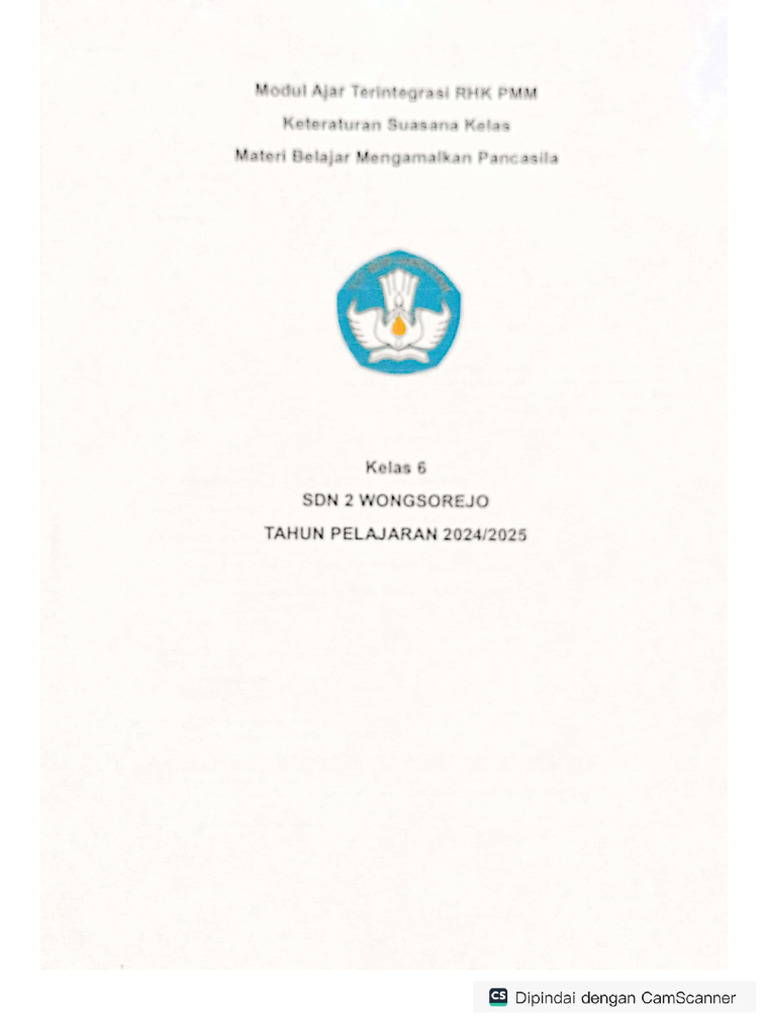 Modul Ajar Terintegrasi PMM - Santi | PDF