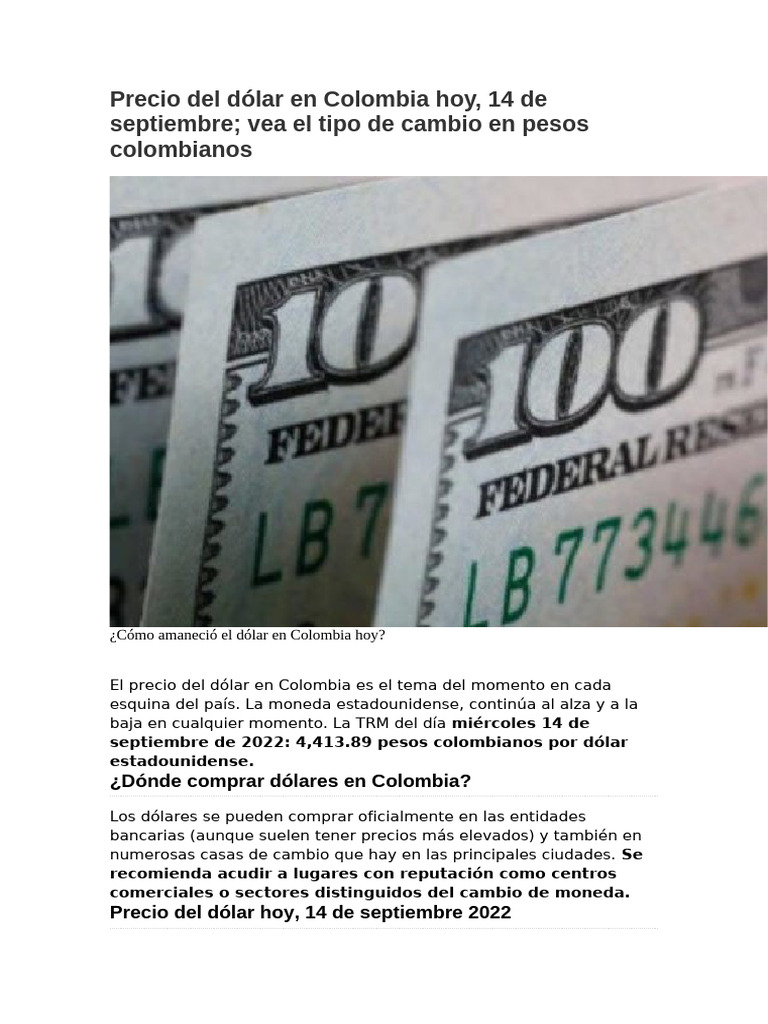Dolar | PDF