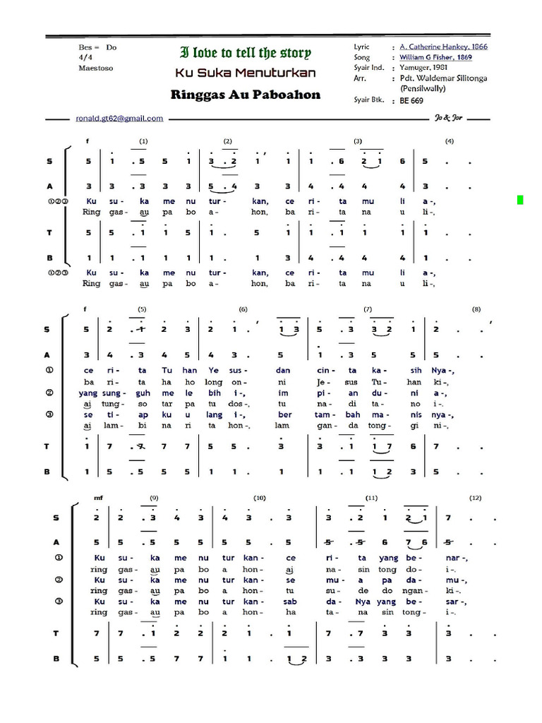 Koor Kusuka Menuturkan | PDF