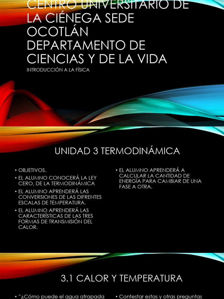Unidad 3 Termodin-Mica | PDF