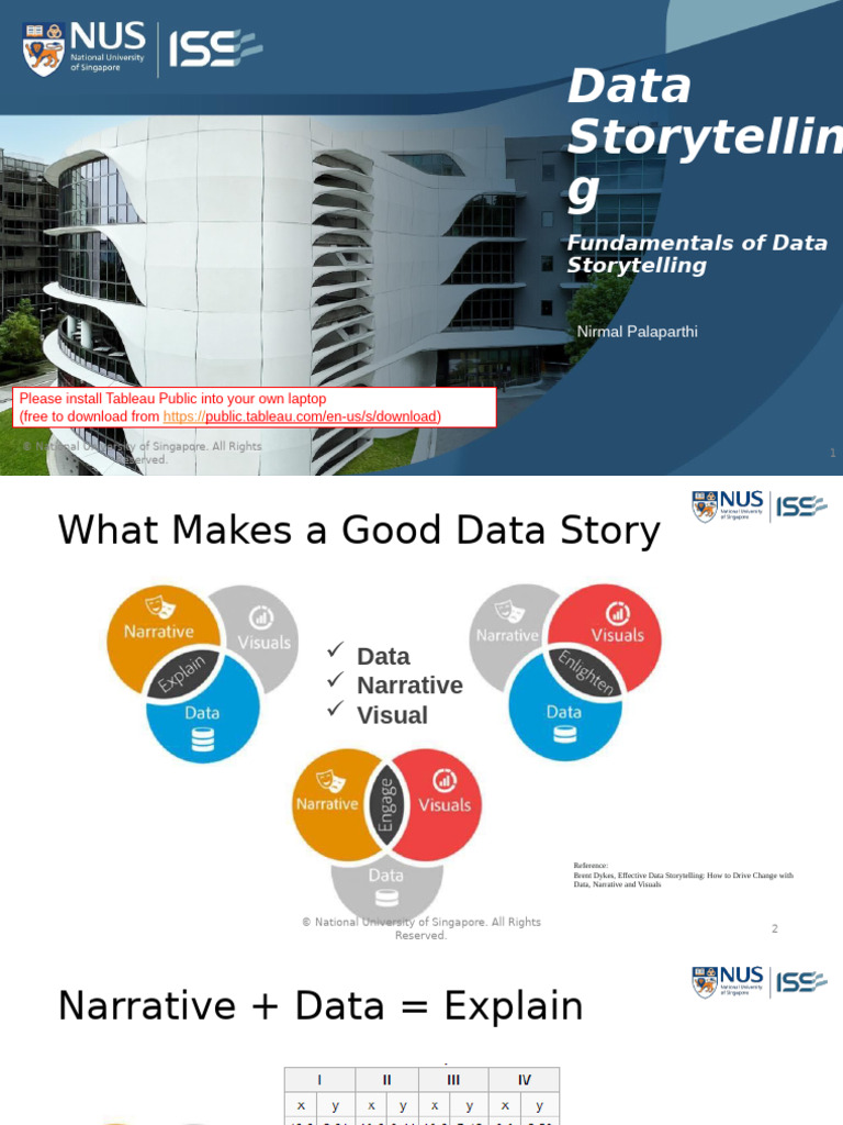 01 Fundamentals of Data Storytelling - vB2 Upload | PDF