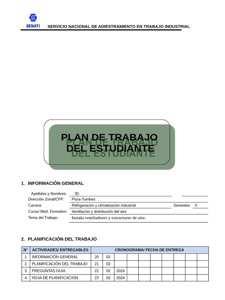 Entregable 001 Esquemas Ventilacion Sem. V | PDF