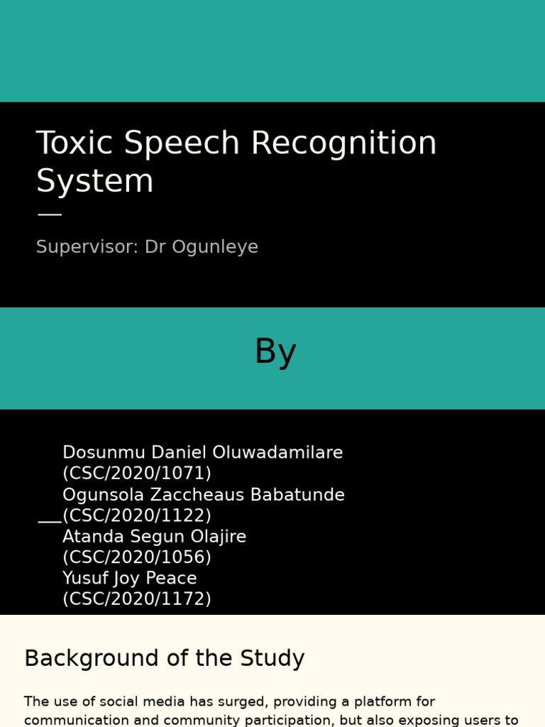 Hate Speech Recognition System | PDF | Deep Learning | Computing
