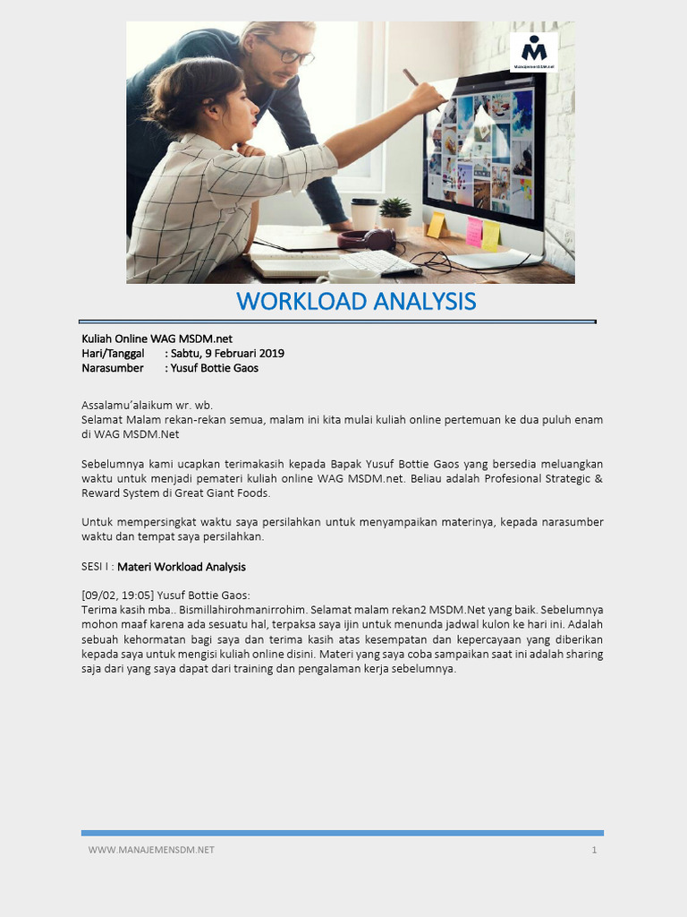 Workload Analysis | PDF